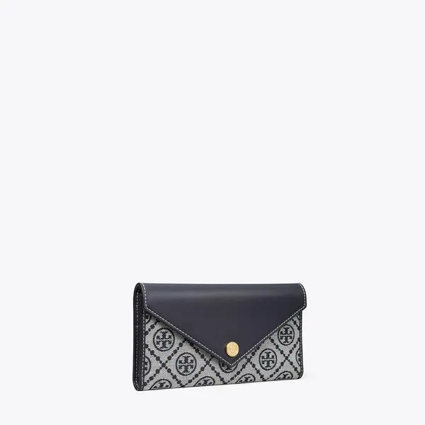 Tory Burch T Monogram Envelope Wallet - Tory Navy