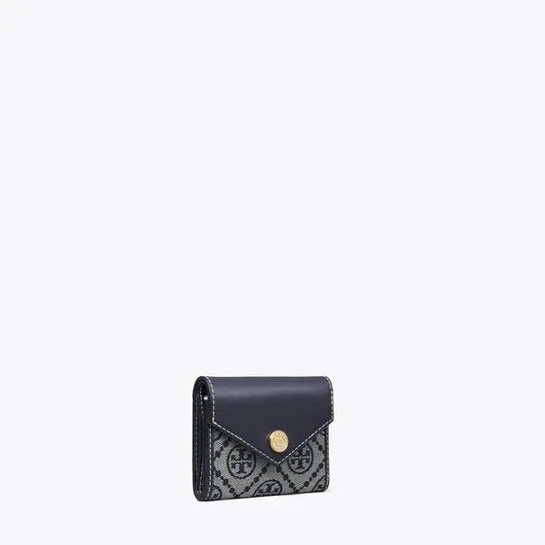 Tory Burch T Monogram Small Envelope Wallet - Tory Navy