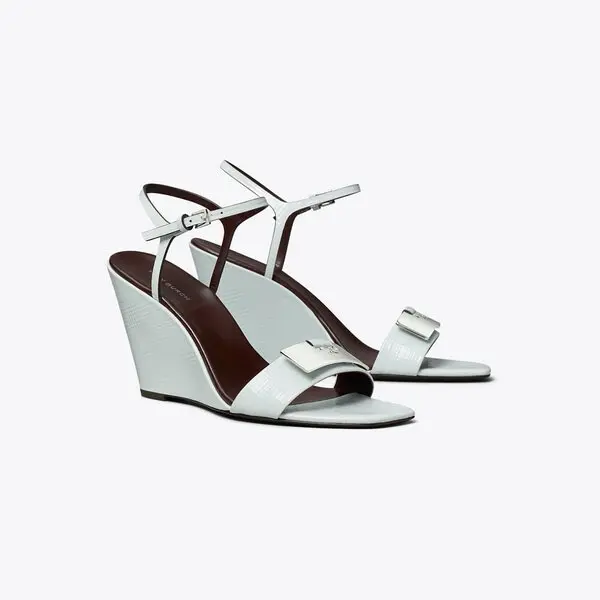 Tory Burch Gigi Wedge Sandal - Summit/silver
