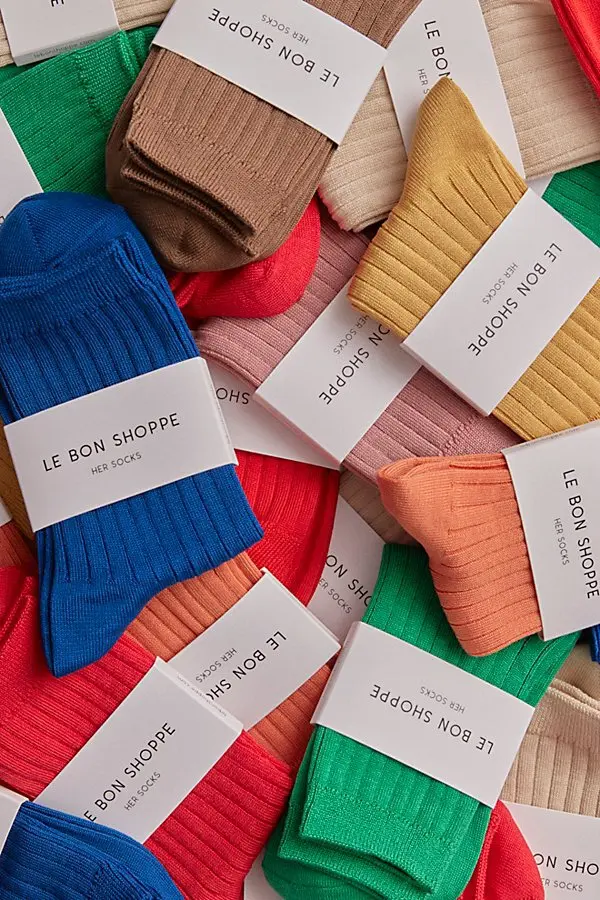 LE BON SHOPPE Her Socks - Cobalt