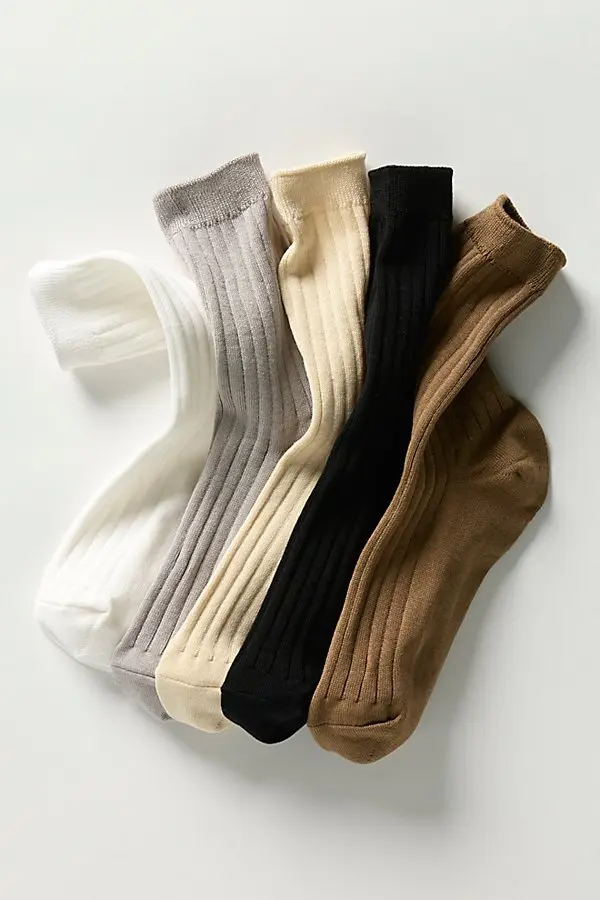 LE BON SHOPPE Her Socks - Dark Tan