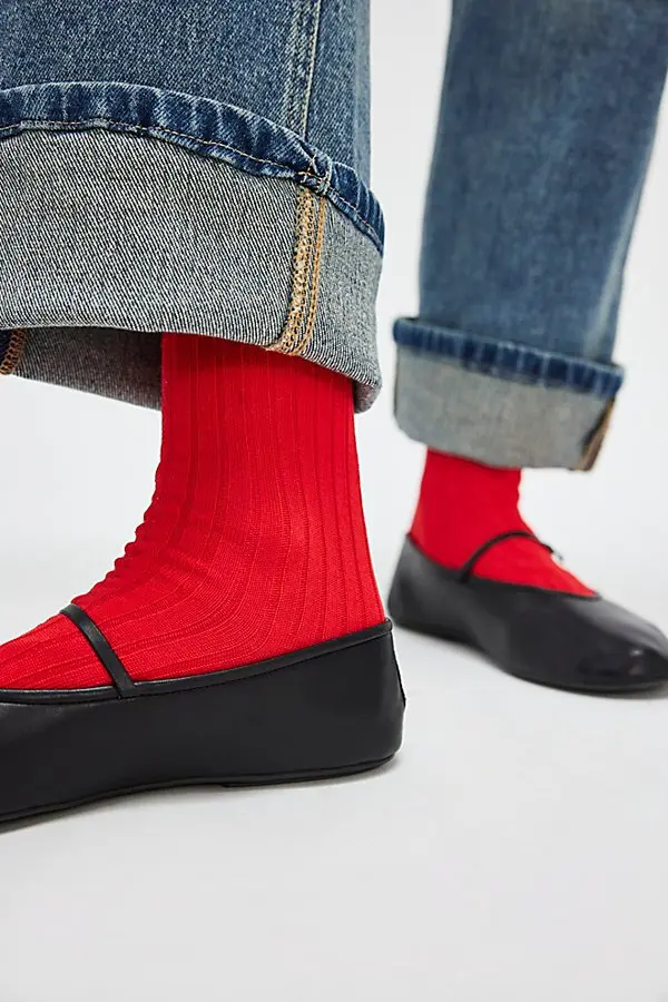 LE BON SHOPPE Her Socks - Flame