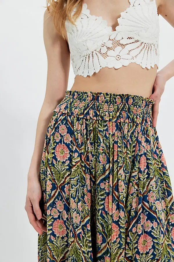 Free People Fp One Brynn Printed Maxi Skirt