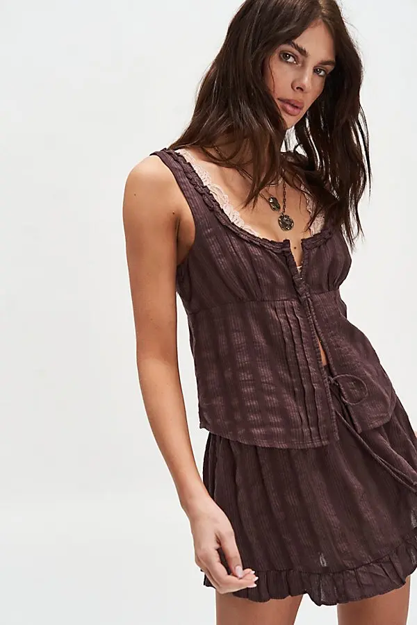 Free People Ellia Set - Double Espresso