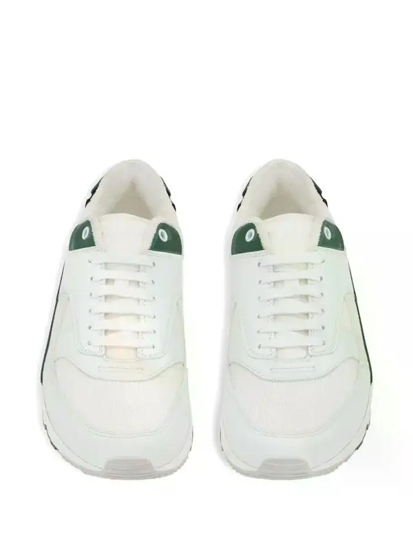 Saint Laurent Bump Logo-detail Sneakers - White
