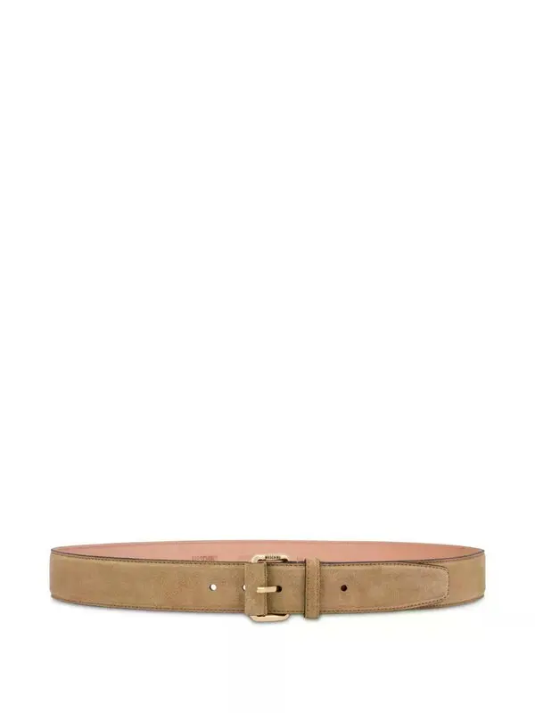Moschino Suede Belt - Brown