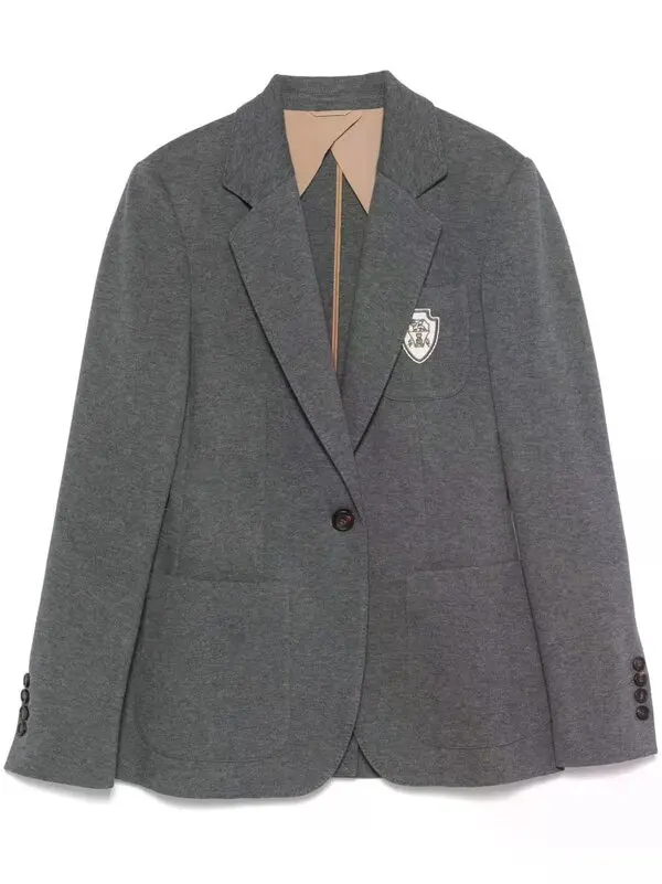 Brunello Cucinelli Badge-detail Blazer