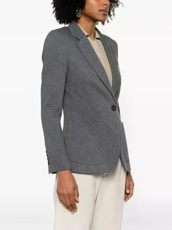 Brunello Cucinelli Badge-detail Blazer