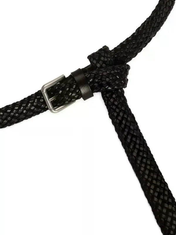 Dolce & Gabbana Braided Belt - Black