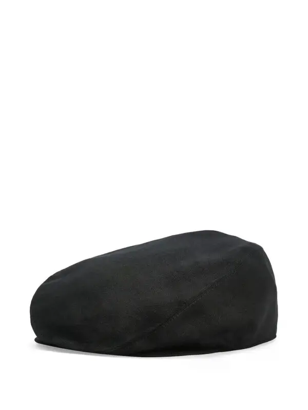 Dolce & Gabbana Linen Flat Cap - Black