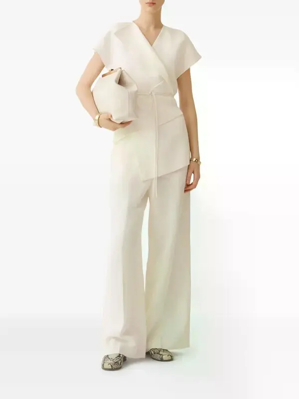 Fabiana Filippi Wrap-style Blouse - White