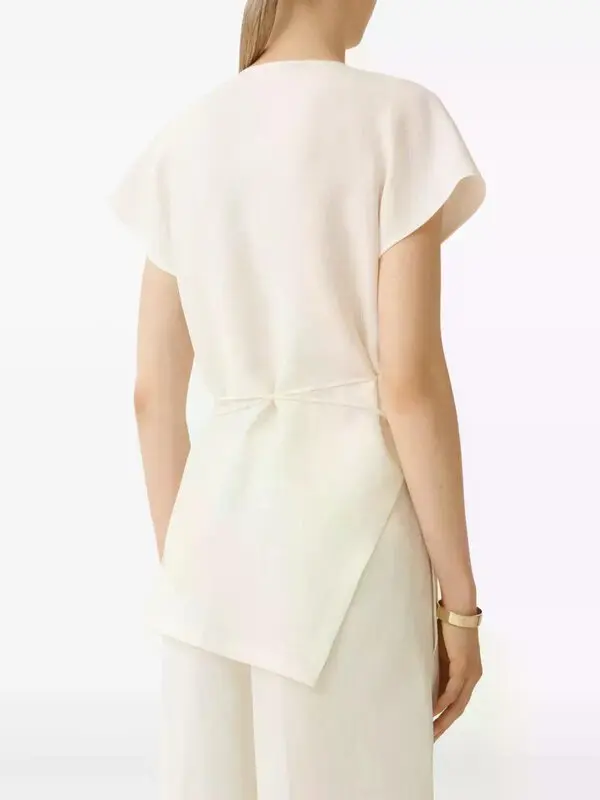 Fabiana Filippi Wrap-style Blouse - White