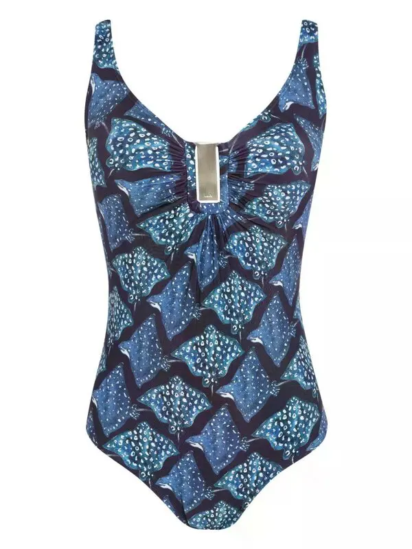 LYGIA & NANNY Mirassol One Piece Swimsuit - Blue