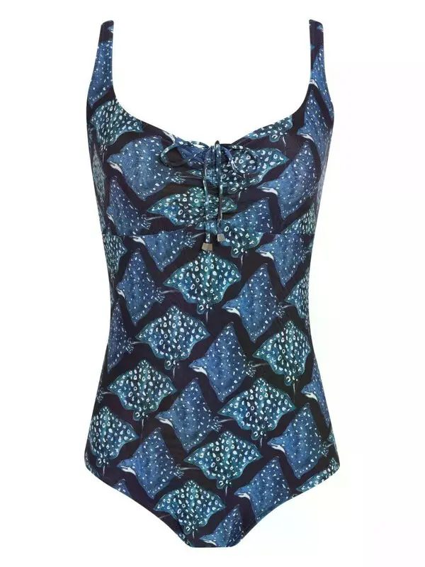 LYGIA & NANNY Rosa One-piece Swimsuit - Blue