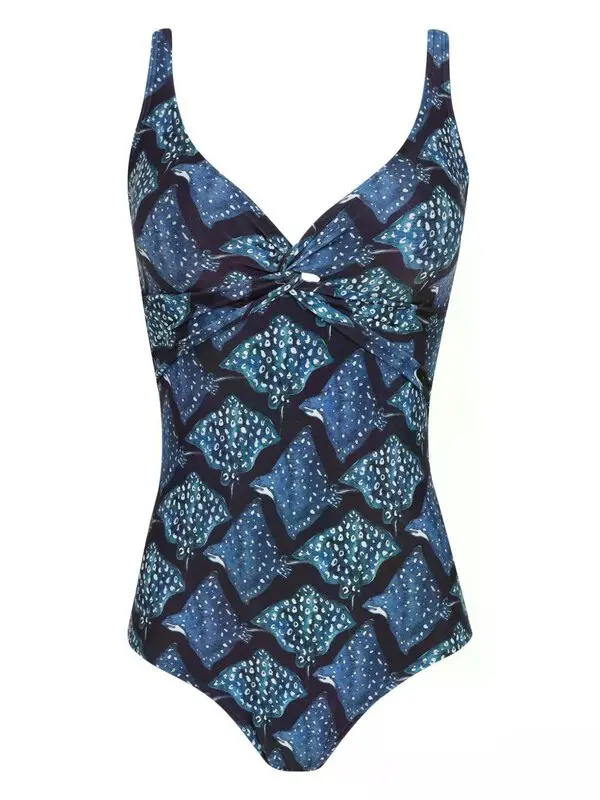 LYGIA & NANNY Adriana Printed Swimsuit - Blue