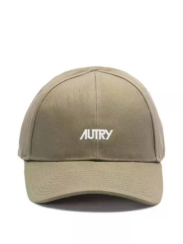 AUTRY Logo-embroidered Cap - Green