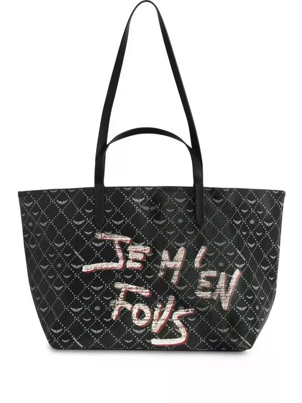 Zadig&Voltaire Large Z Shopper Tote Bag - Black