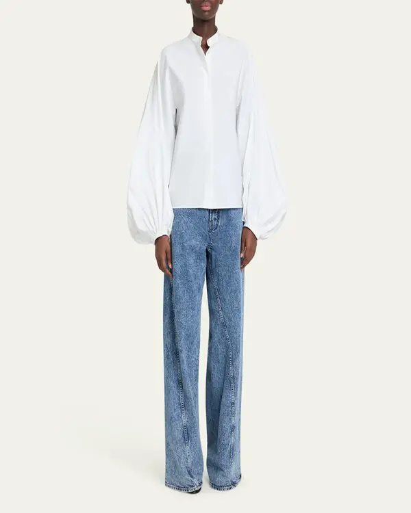 Alaïa Puff Sleeve Blouse