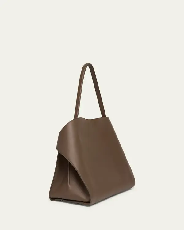 FERRAGAMO Large Hug Shoulder Bag - Clay