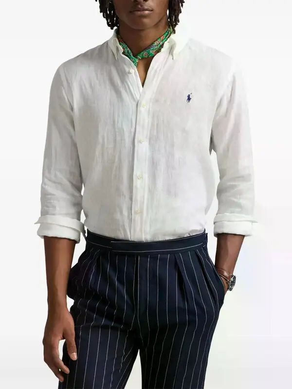 Polo Ralph Lauren Linen Shirt - White