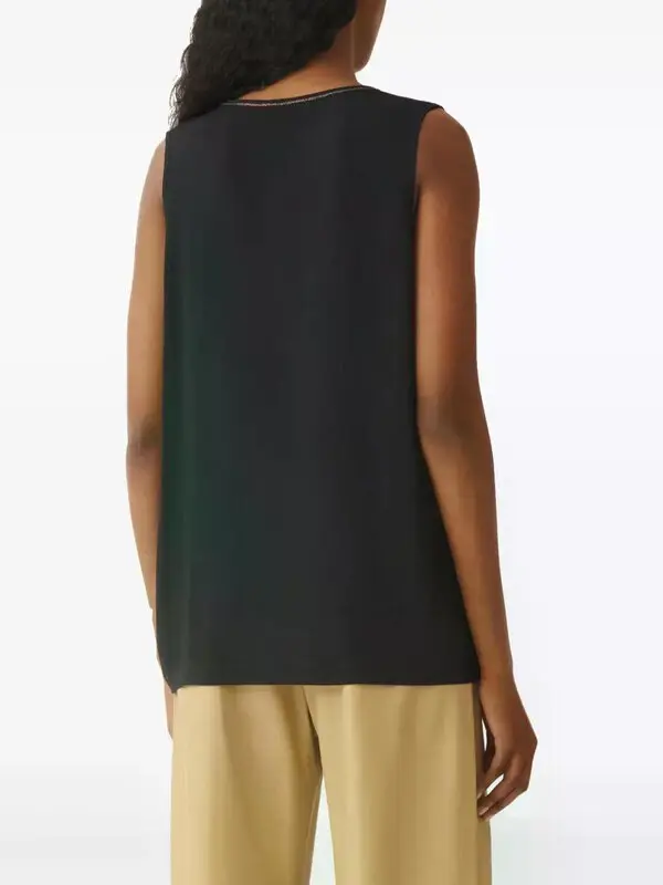 Fabiana Filippi Beaded Trim Vest