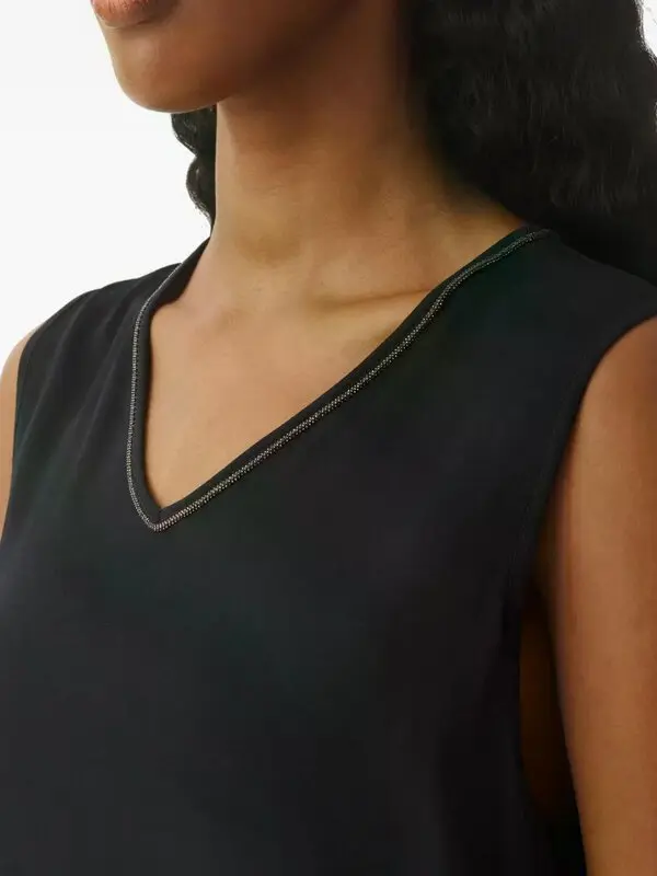 Fabiana Filippi Beaded Trim Vest
