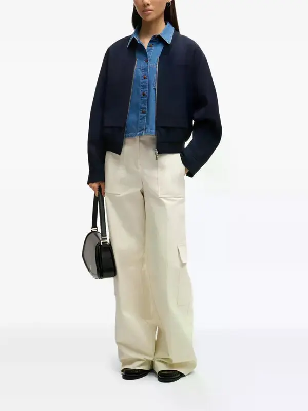 BOSS Layered-effect Jacket - Blue