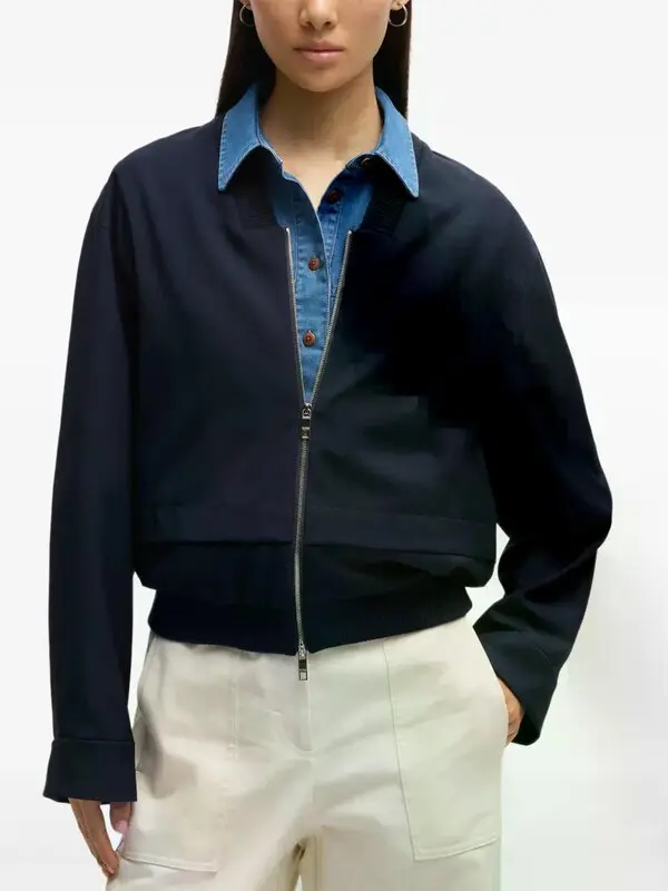 BOSS Layered-effect Jacket - Blue