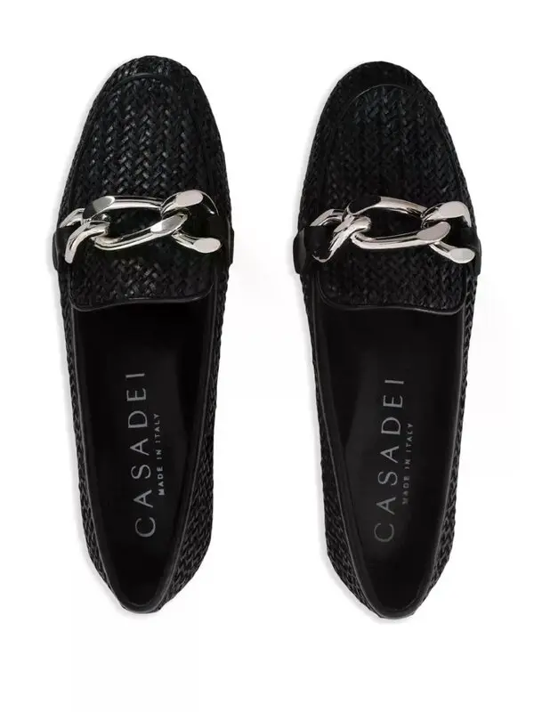 Casadei Chain-link Detail Loafers