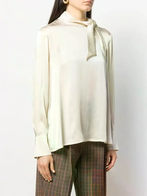 ROBERTO COLLINA Neck-tied Blouse
