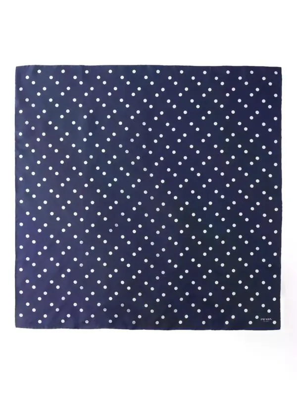 Prada Polka-dot Scarf