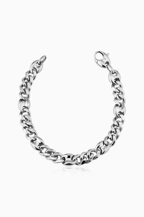 ORADINA Command Chain Bracelet - Silver