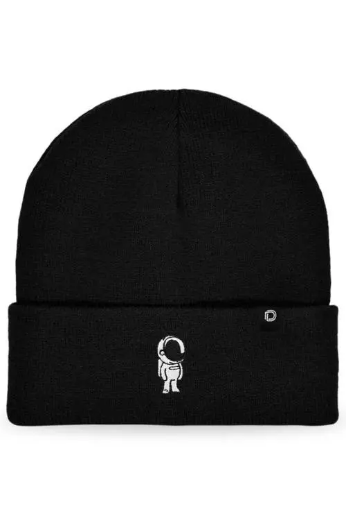 DALIX Astronaut Beanie Cap - Black