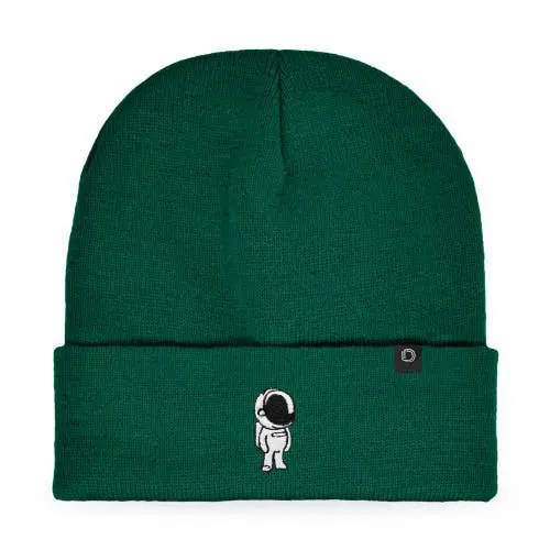 DALIX Astronaut Beanie Cap - Green