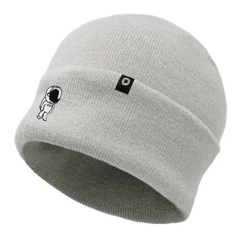 DALIX Astronaut Beanie - Light Gray