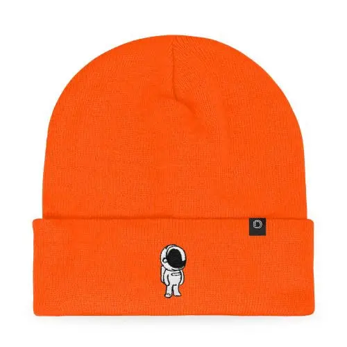 DALIX Astronaut Beanie - Neon Orange