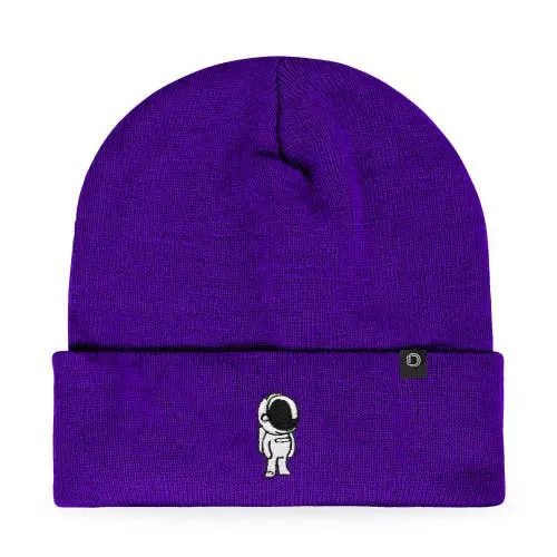 DALIX Astronaut Beanie Cap - Purple