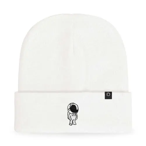 DALIX Astronaut Beanie Cap - White