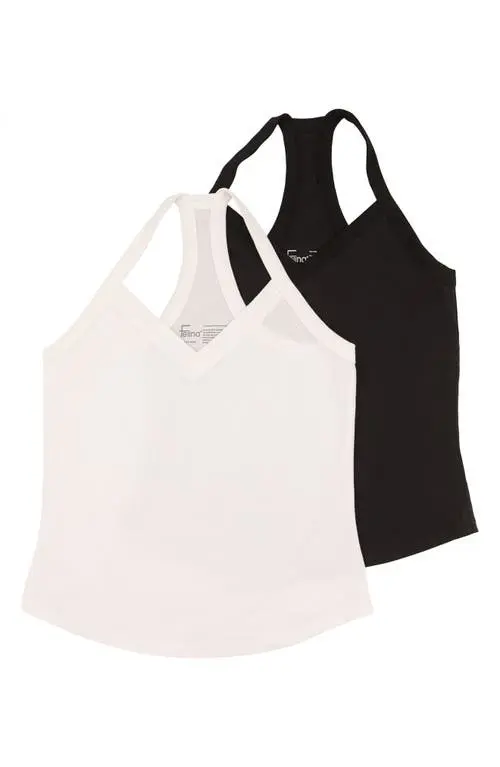 Felina 2-pack Cotton Tank Top - Tuxedo