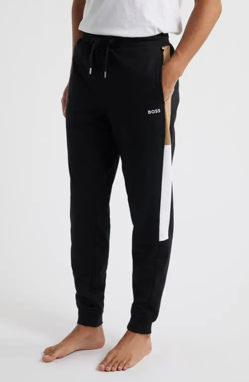 BOSS Iconic Cotton Joggers - Black