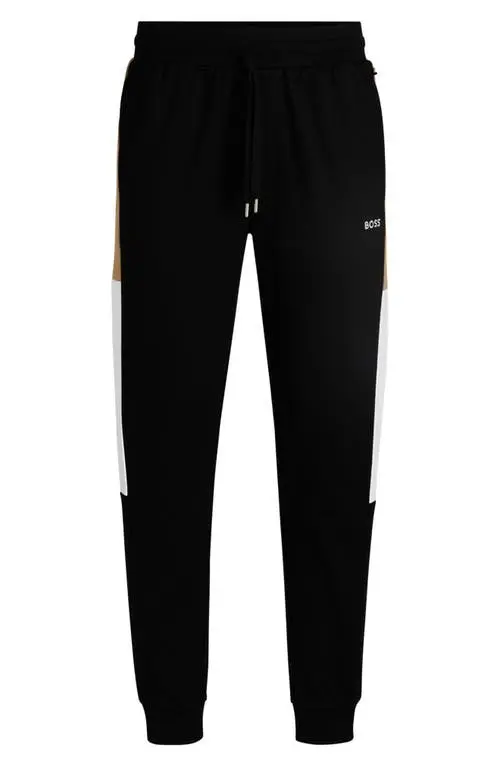 BOSS Iconic Cotton Joggers - Black