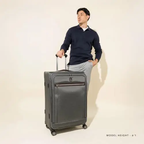 TRAVELPRO Platinum Elite Softside Expandable Checked Spinner Luggage - Dark Blue