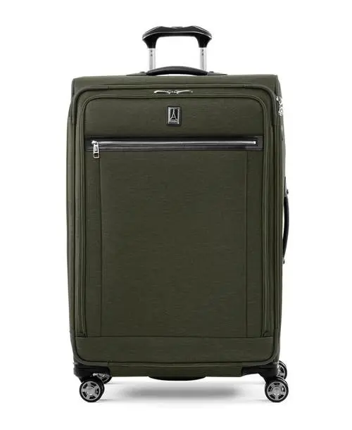 TRAVELPRO Platinum Elite Softside Expandable Checked Spinner Luggage - Pilot Green