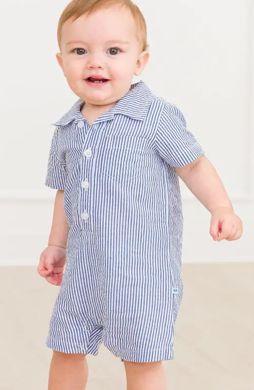 RUGGEDBUTTS Classic Seersucker Cotton Romper