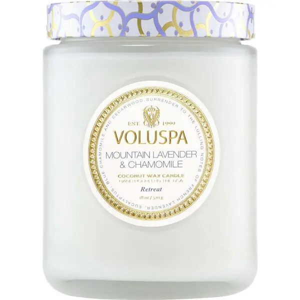 Voluspa Large Jar Candle - Mountain Lavender & Chamomile