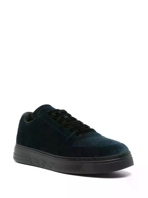 Emporio Armani Velvet Sneakers