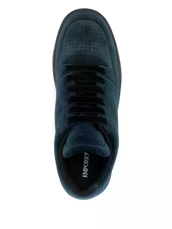Emporio Armani Velvet Sneakers