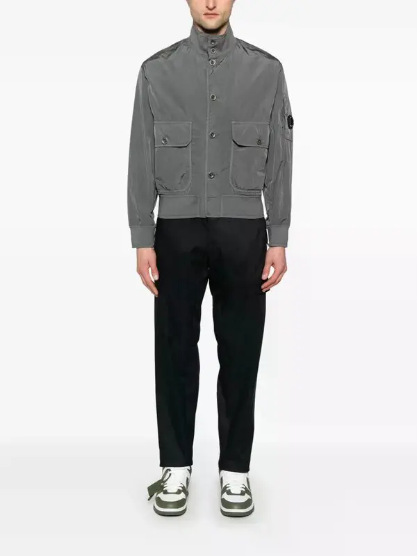 C.P. COMPANY Chrome-r Button Jacket - Grey