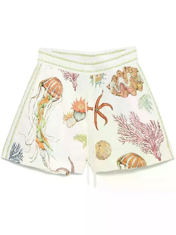 ALEMAIS Sea Printed Shorts