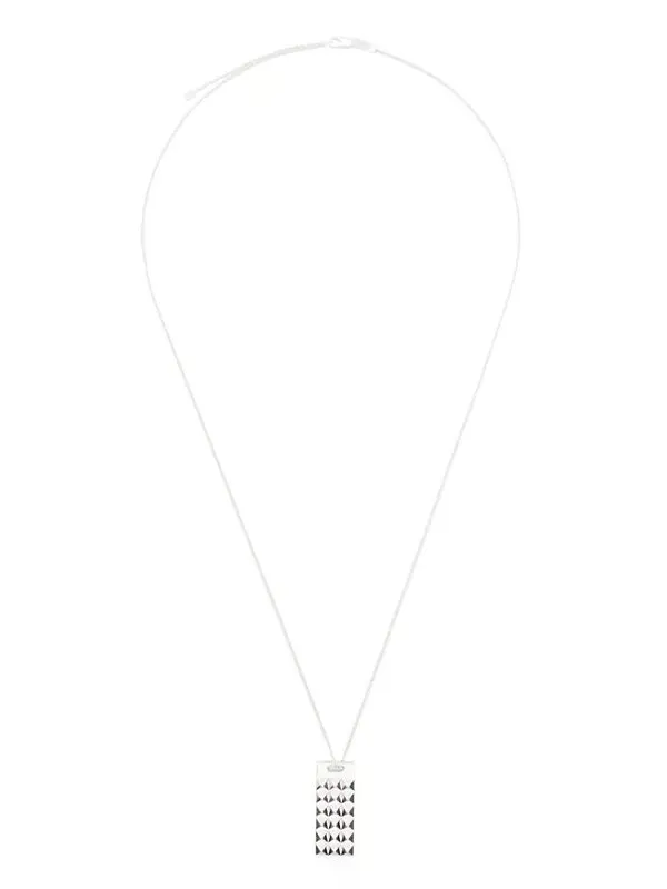 Le Gramme Pyramid-pendant Necklace - Silver